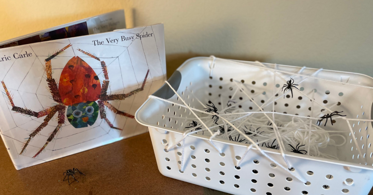The Very Busy Spider Toddler Activity – Story Time Craft