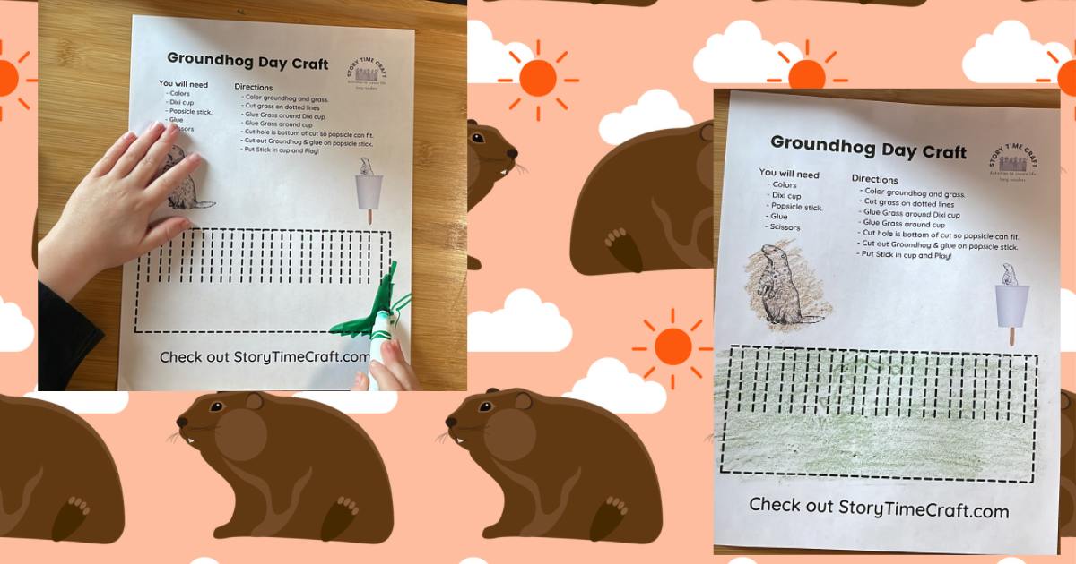 Groundhog’s Day Activity – Free Download - Story Time Craft