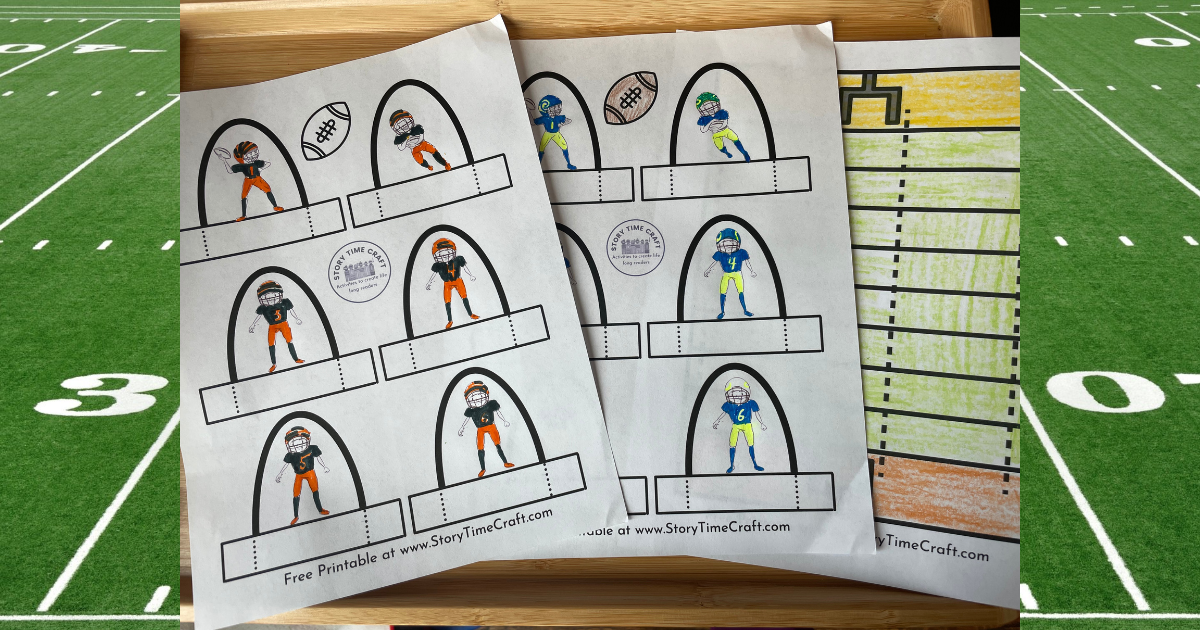 Foot Ball Game Day Fun - Story Time Craft