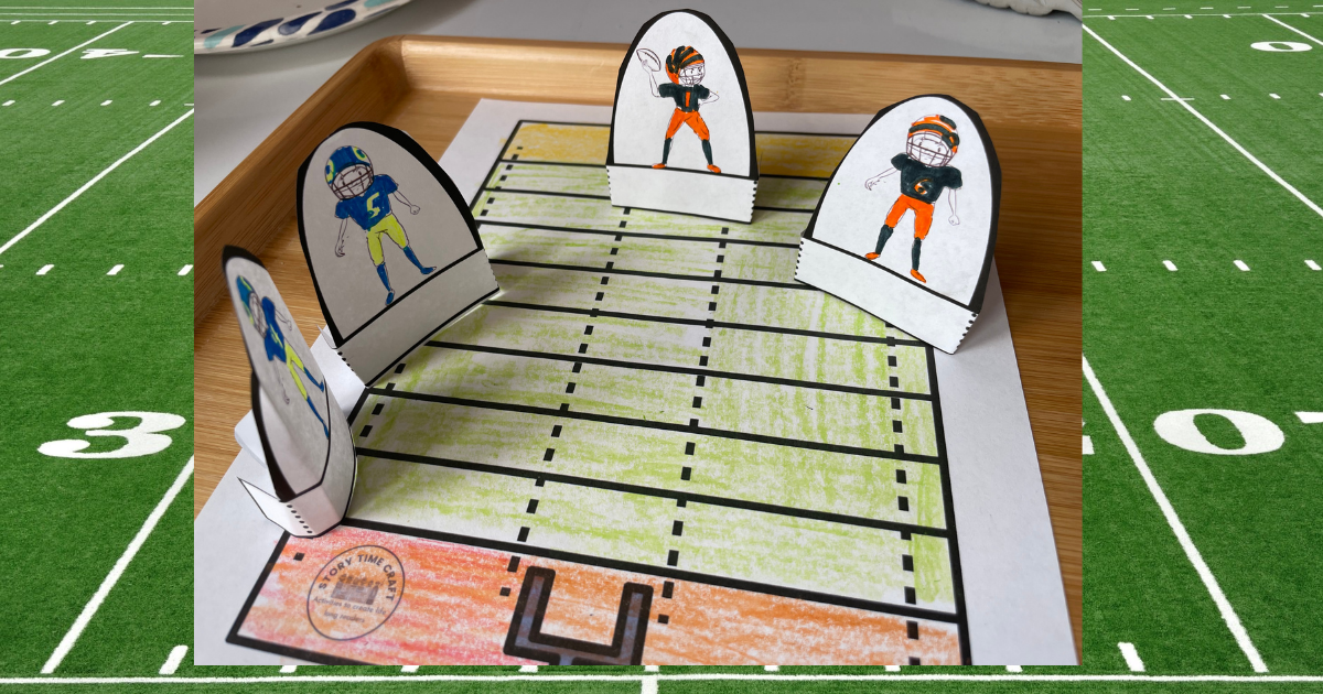 Foot Ball Game Day Fun - Story Time Craft