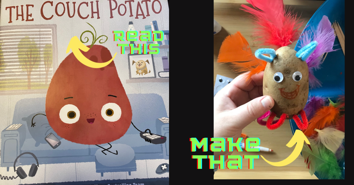 Couch Potato – Jory John - Story Time Craft
