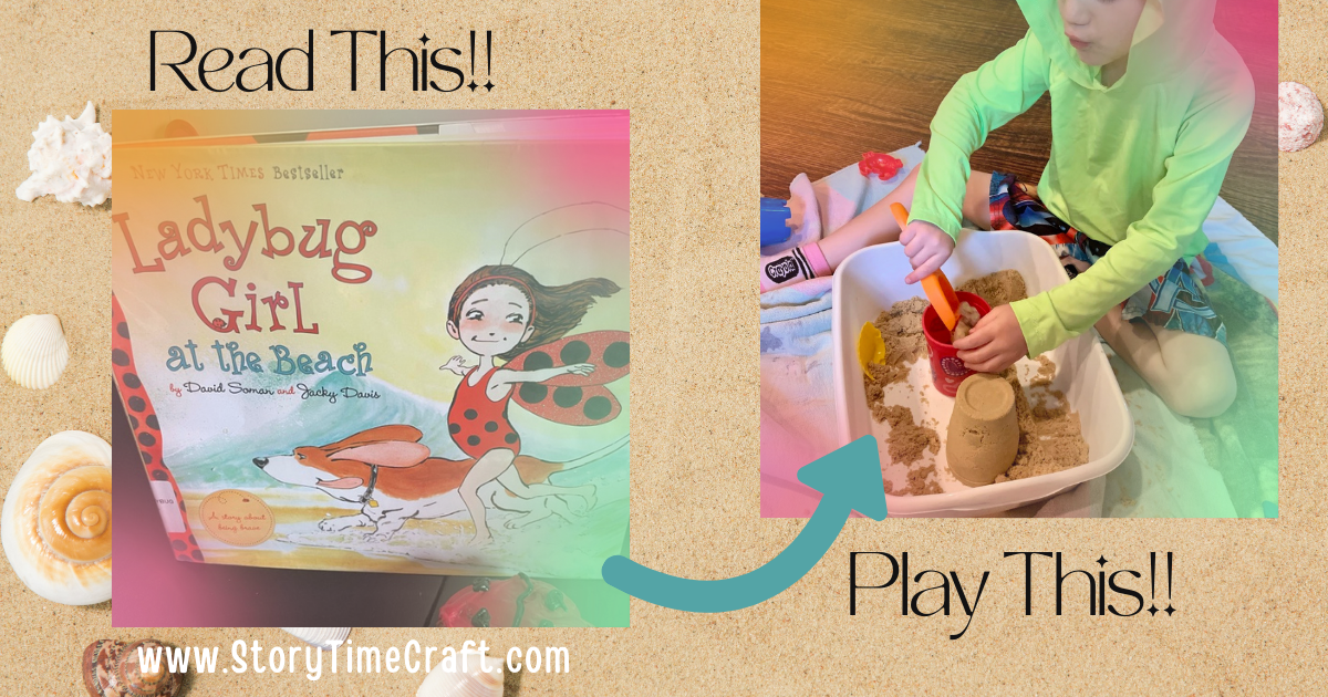 Ladybug Girl at the Beach – Book Club - Story Time Craft