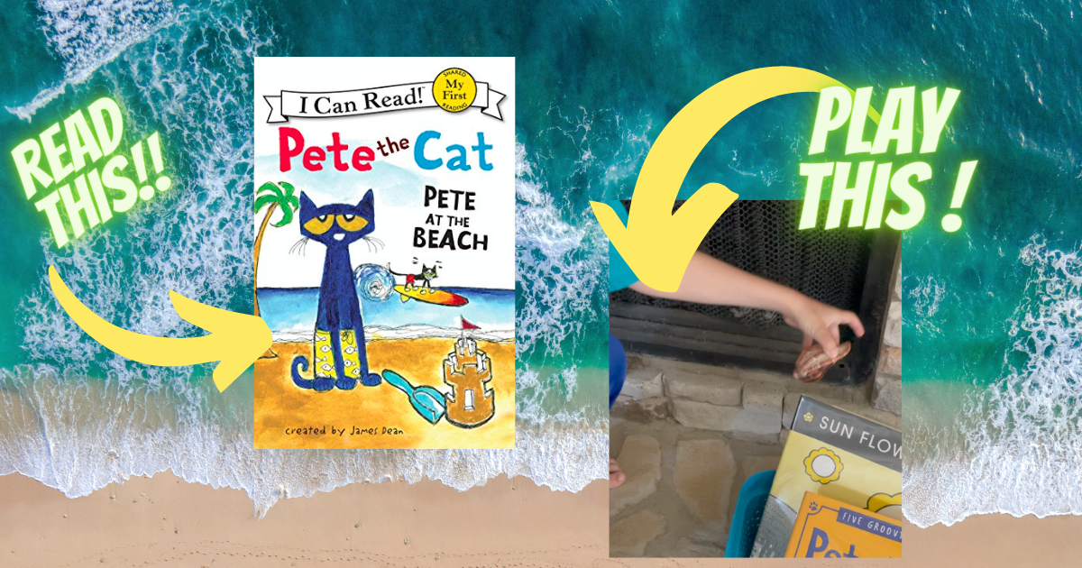 Pete the Cat at the Beach - Story Time Craft