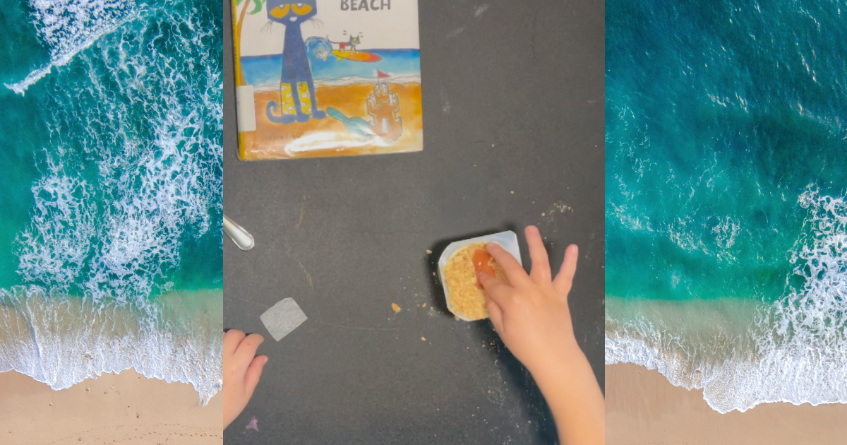 Pete the Cat at the Beach - Story Time Craft