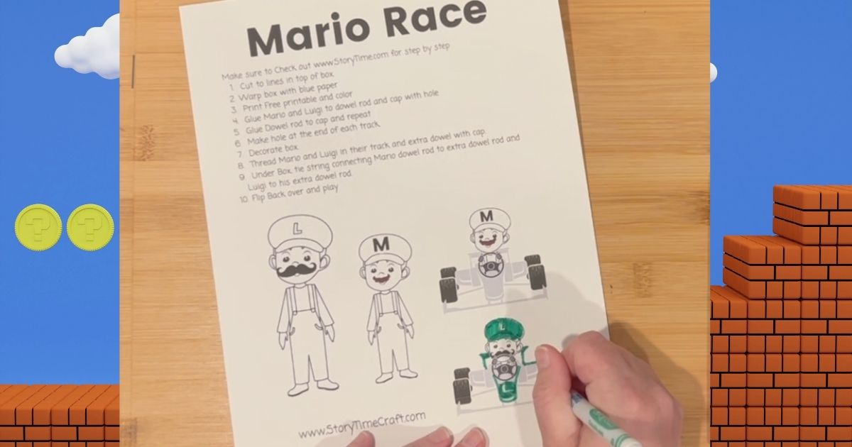 Super Mario Bros. Super Fun! - Story Time Craft